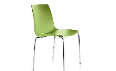 ARI Polypropylene Canteen Stackable Chair With Chrome Legs. - B2B ...