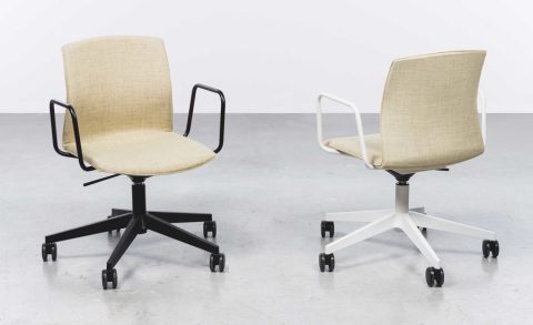 Kabi Meeting/Boardroom Chair, Metallic Finish, Various Leg Options ...