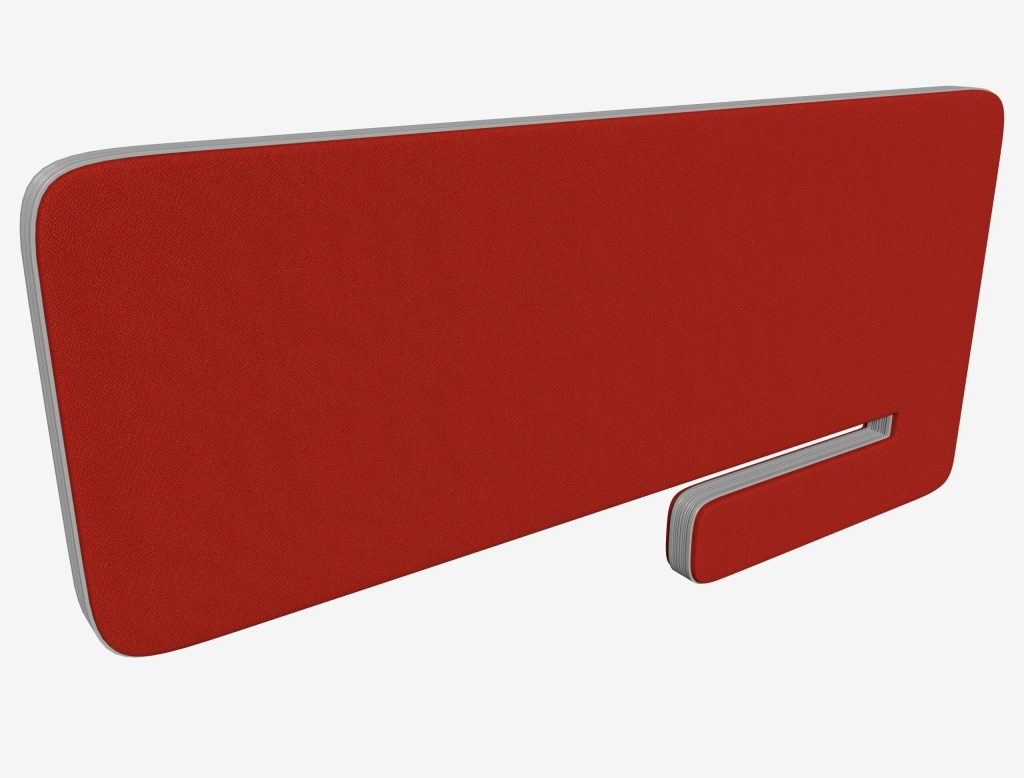 Flite Desk Mounted Push Fix Return Screen - B2B Office Interiors