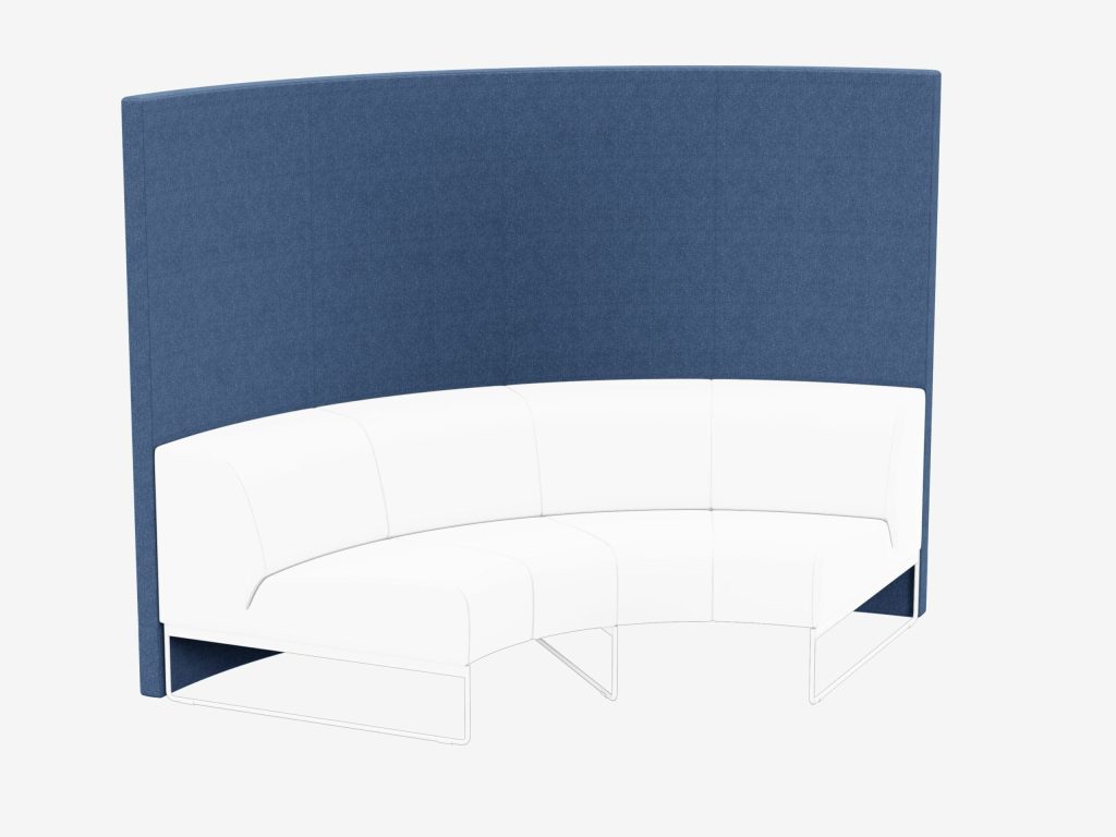 Tritos TM-SS-W Modular Soft Seating High Back Circular Seat Panel - B2B ...