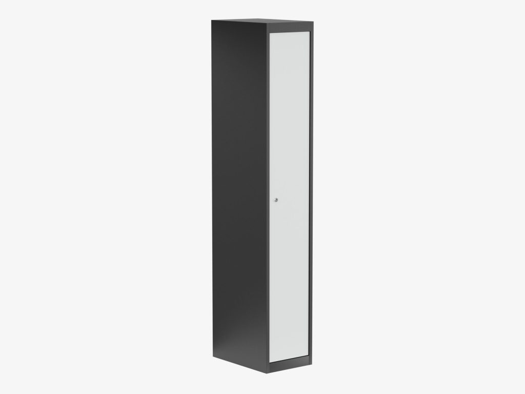 Silverline Kontrax Deep Single Door Steel Locker - B2B Office Interiors