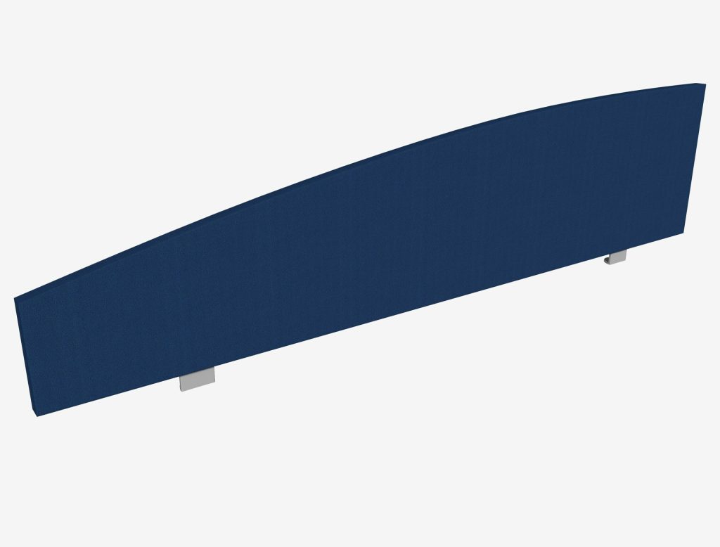 Jump Desk Mounted Curve Top Screen - B2B Office Interiors