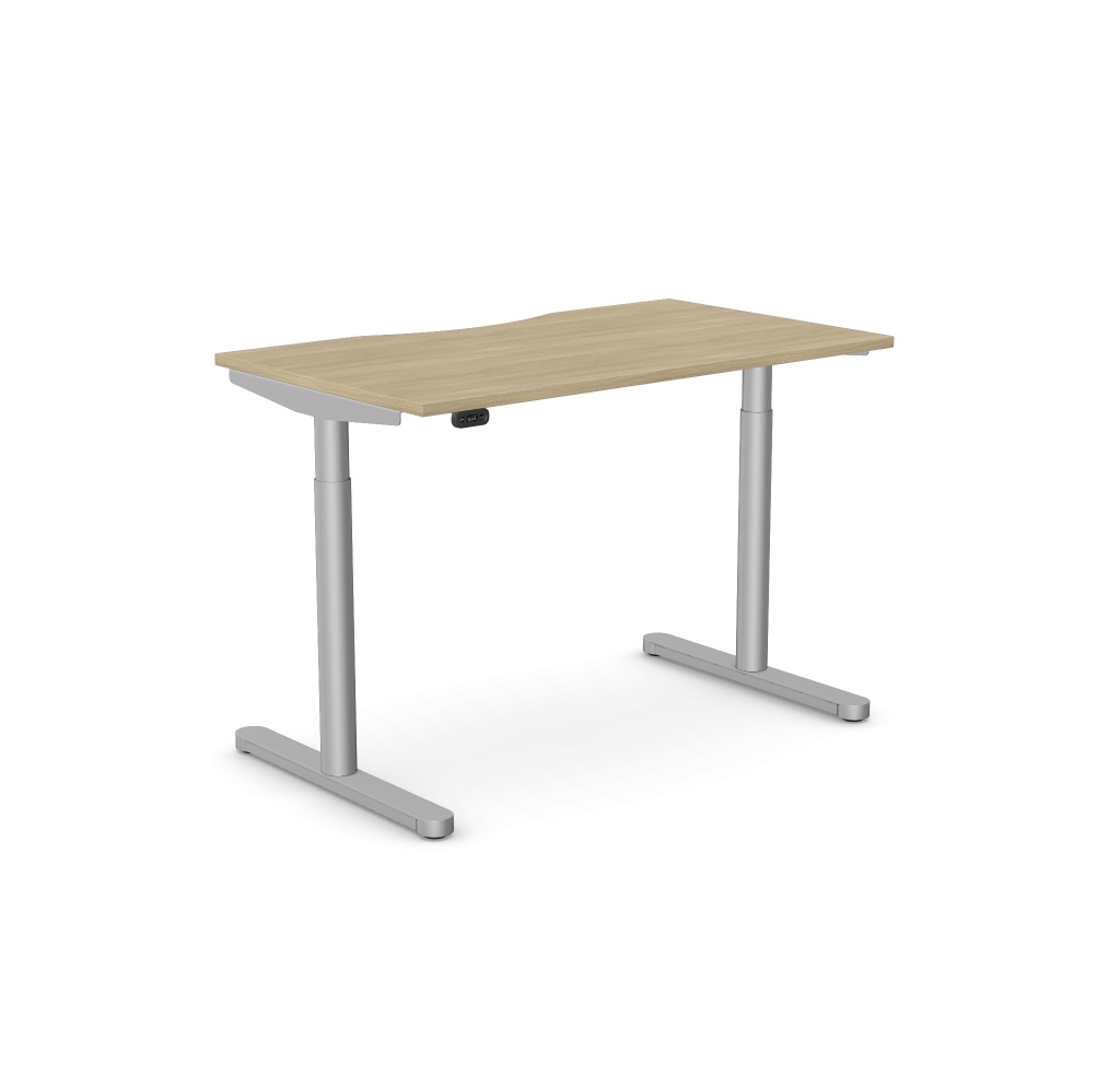 RoundE Home Office Sit Stand Desk - B2B Office Interiors