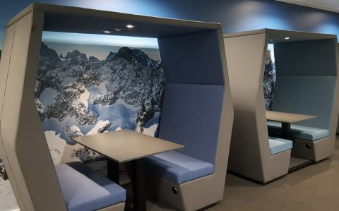 Acoustic Open Meeting Pods - B2B Office Interiors